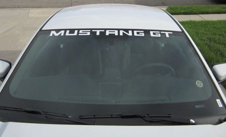 Ford Mustang Gt Windshield Banner Decal Sticker | Custom Made In the ...