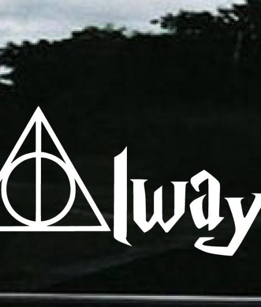 Harry Potter Always - Car Window Decal Sticker – Custom Sticker Shop llc