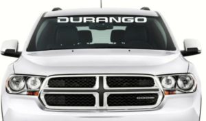 Dodge Durango Windshield Banner Decal Sticker Dodge Decal Sticker ...