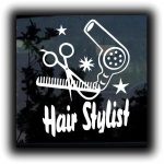 Hair Stylist Decal – Beautician Decal Sticker A2 | Custom Made In the ...