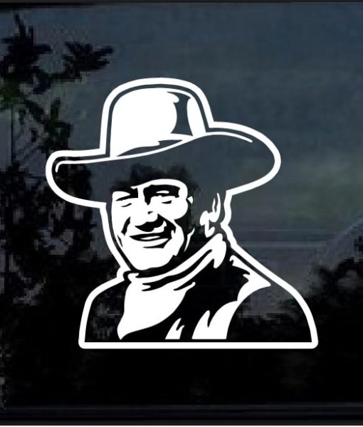 John Wayne Decal Sticker – Custom Sticker Shop