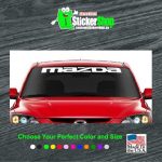Mazda Windshield Banner Decal Sticker Bold – Custom Sticker Shop