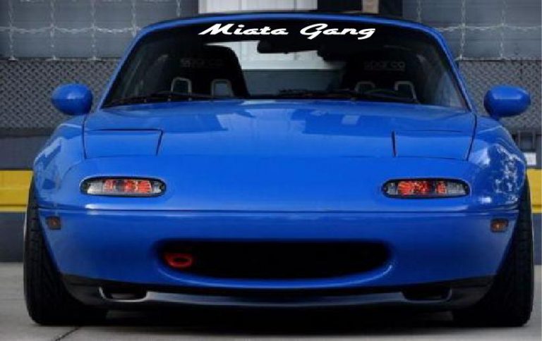 Mazda Miata Gang Windshield Banner Decal Sticker | Custom Made In the ...