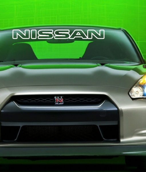 Nissan Windshield Decal sticker II – Custom Sticker Shop