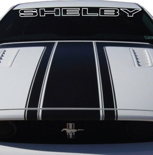 Ford Mustang Shelby Windshield Decal sticker II – Custom Sticker Shop
