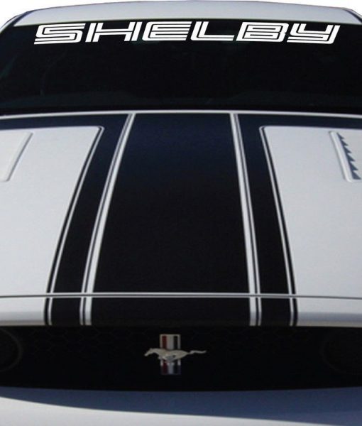 Ford Mustang Shelby Windshield Decal sticker III – Custom Sticker Shop