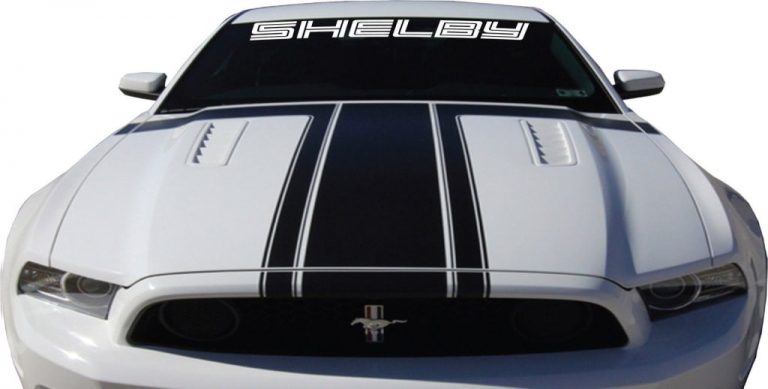 Ford Mustang Shelby Custom Windshield Banner Decal Sticker | Custom ...