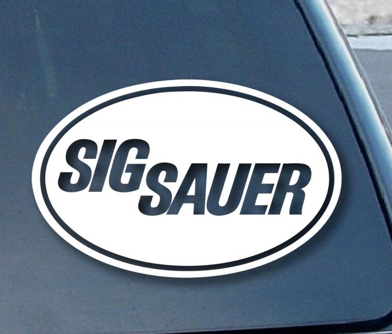 Sig Sauer Firearms Window Decal Sticker – Custom Sticker Shop