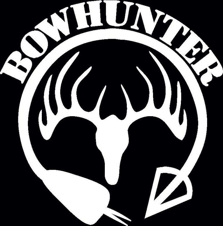Bow Hunter Deer skull Hunting Window Decal Sticker | MADE IN USA