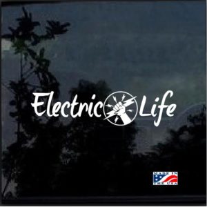 Electric Life Lineman Electrician Decal Sticker | Custom Made In the ...
