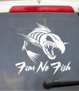 Fear No Fish II Decal Sticker – Custom Sticker Shop