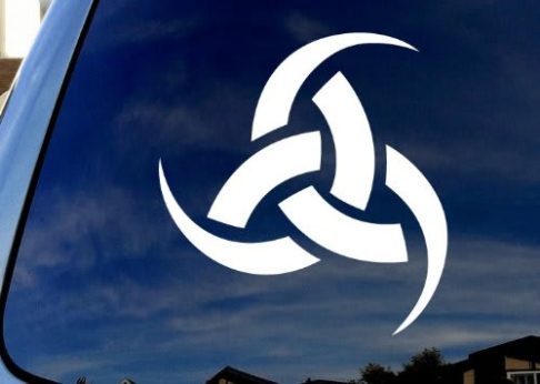 Odin Triple Horn Window Decal Sticker | MADE IN USA