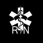 RN Nurse Window Decal Sticker | MADE IN USA