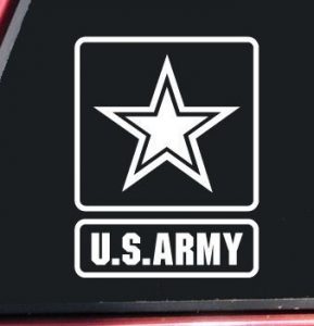 Army Military Window Decal Sticker For Cars And Trucks | Custom Made In ...
