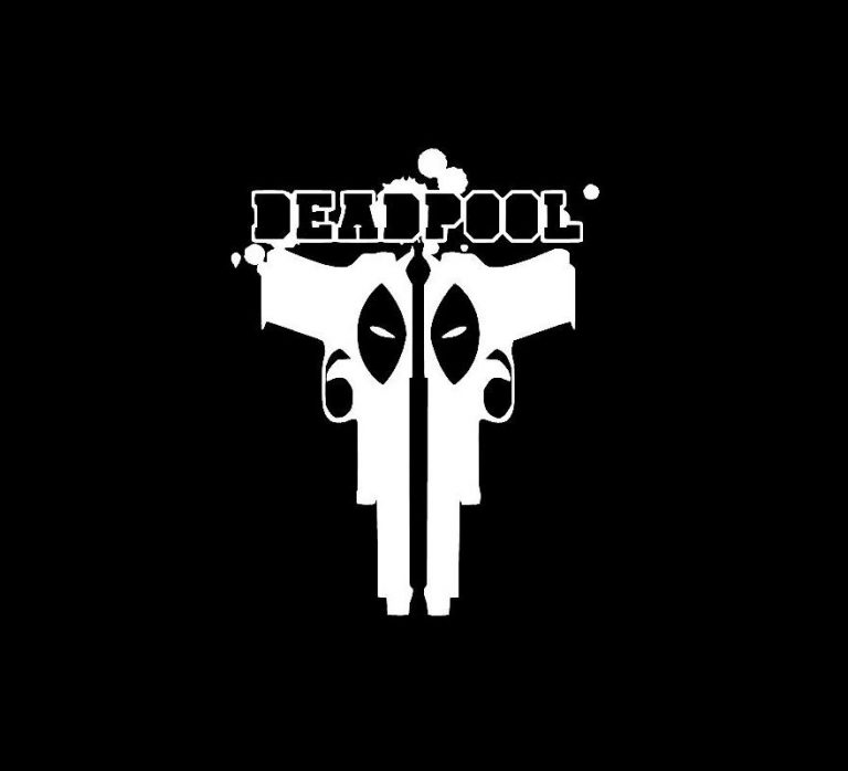 Deadpool Guns Window Decal Sticker For Cars And Trucks | Custom Made In ...
