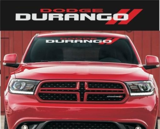 Dodge Durango Windshield Banner Decal Sticker A7 – Custom Sticker Shop