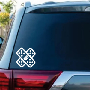 Shocker Band Aid Jdm Car Window Decal Stickers | Custom Made In the USA ...