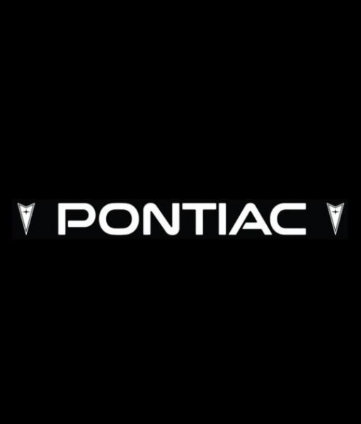 Pontiac Windshield Decal sticker a2 – Custom Sticker Shop