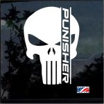 Punisher Skull A2 Window Decal Sticker For Cars And Trucks | Custom ...