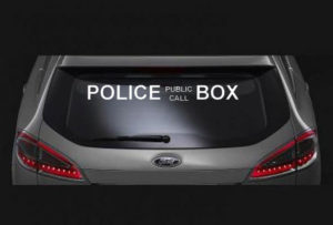 Police Public Call Box Window Decal Sticker | Custom Made In the USA ...