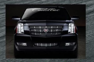 Cadillac Windshield Banner Decal Sticker | Custom Made In the USA ...