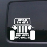 Jeep If You Can Read This Flip Me Over Jeep – Jeep Wrangler Decals ...