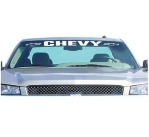 Chevy Windshield Banner Decal Sticker Decal Sticker | Custom Made In ...