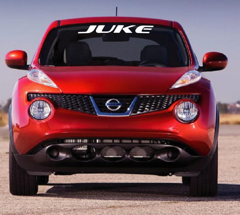 Nissan Juke Windshield Banner Decal Sticker – Custom Sticker Shop