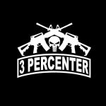 Punisher Skull 3 Percenter Crossed Ar Window Decal Sticker | Custom ...