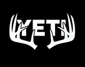 Yeti Deer Antlers Hunting Window Decal Sticker For Cars And Trucks ...