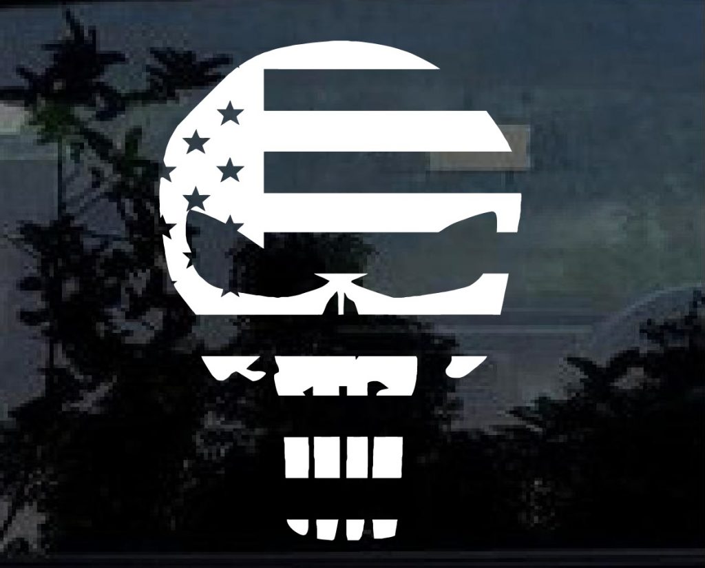 punisher rear | Custom Sticker Shop