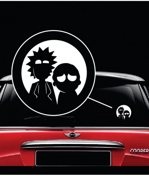 Rick and Morty Decal Sticker – Custom Sticker Shop