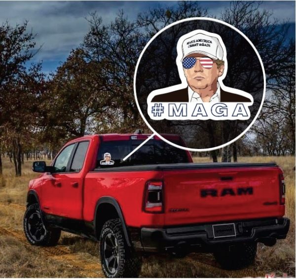 Donald Trump Maga Truck Window Decal Sticker | Custom Sticker Shop