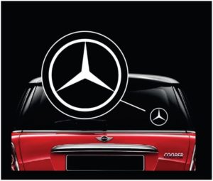 Mercedes Benz Window Decal Sticker For Cars And Trucks | Custom Made In ...