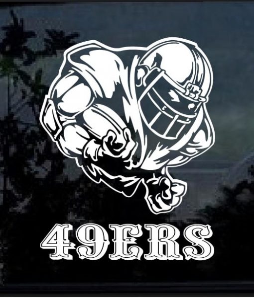 San Francisco 49ers Football player Decal Sticker – Custom Sticker Shop