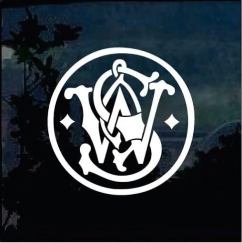 Smith And Wesson Window Decal Sticker 2 | Custom Sticker Shop