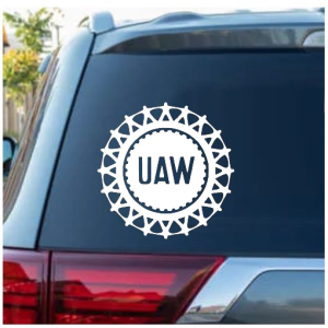 United Auto Workers Uaw Logo Window Decal Sticker | Custom Made In the ...