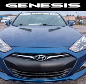 Hyundai Genesis Windshield Banner Decal Sticker | Custom Made In the ...