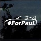 Paul Walker One Last Ride For Paul Jdm Car Window Decal Stickers ...