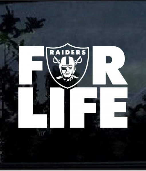 Raiders for Life Decal Sticker – Custom Sticker Shop