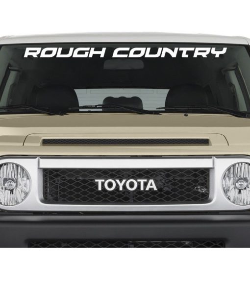 Rough Country windshield decal sticker – Custom Sticker Shop
