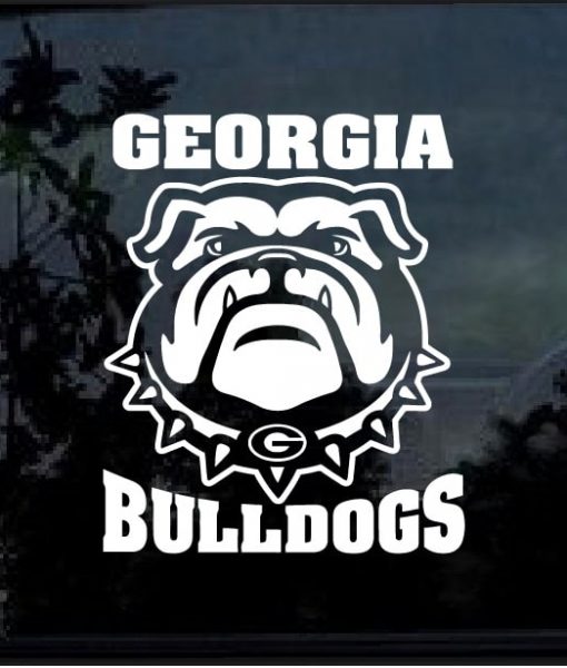 UGA Georgia Bulldogs Decal Sticker – Custom Sticker Shop