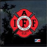 Fire Fighters International Association IAFF Full Color Decal Sticker ...