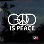 God Is Peace Window Christian Stickers For Your Car And Truck | Custom ...