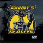 Johnny 5 is alive Full Color Decal Sticker | MADE IN USA