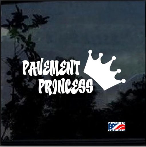 Pavement Princess Vinyl Truck Decal Sticker | Custom Sticker Shop ...