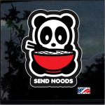 Send Noods Panda Full Color Decal Sticker | Custom Made In the USA ...