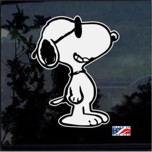 Snoopy Joe Cool Full Color Decal Sticker | Custom Made In the USA ...