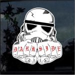 Stormtrooper Dark Side Decal Sticker Sticker | Custom Made In the USA ...