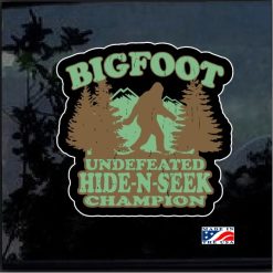 Bigfoot – Bigfoot Hide N Seek Champion Full Color Decal Sticker